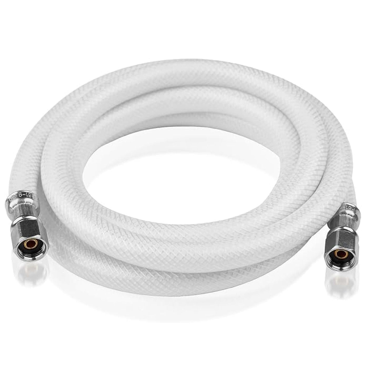 6 FT Refrigerator Water Line, Polyester-Reinforced PVC Braided Ice ...