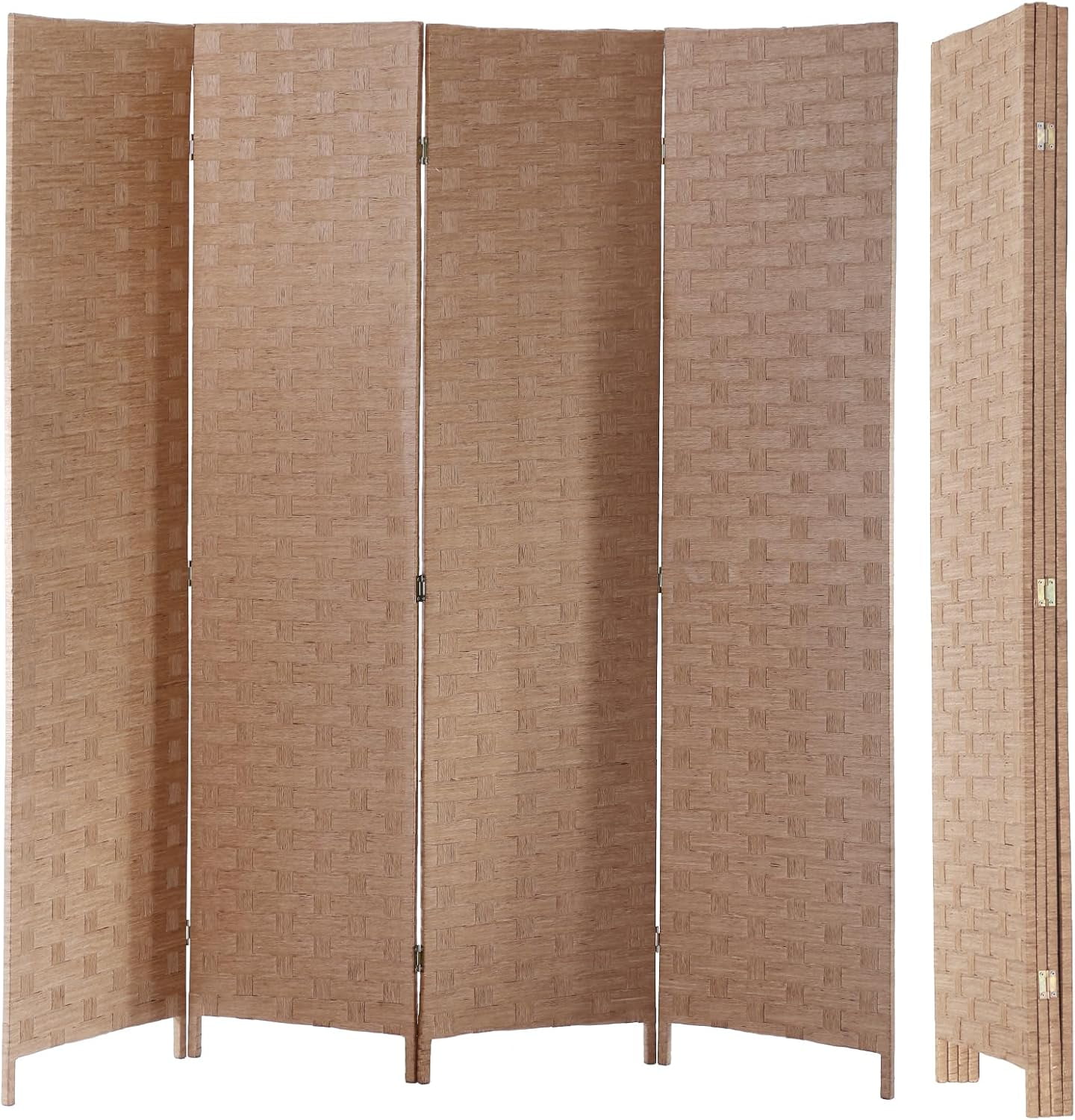 6 FT Tall Room Divider Panel,4 Panel Room Partitions and Dividers ...