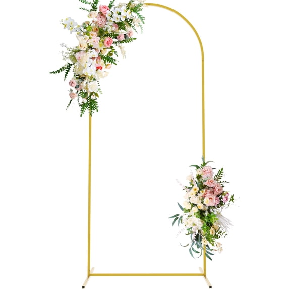 6 FT Wedding Arch Backdrop Stand Arch Chiara Backdrop Stand for Wedding ...