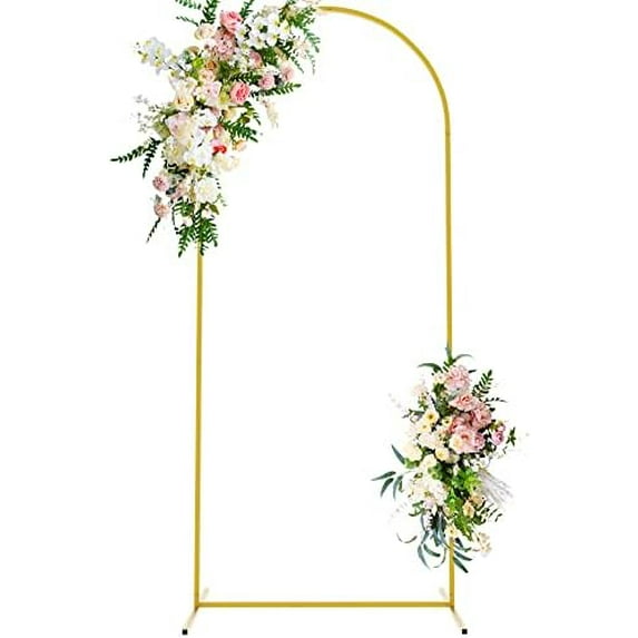 6 FT Wedding Arch Backdrop Stand Metal Arch Chiara Backdrop Stand for ...