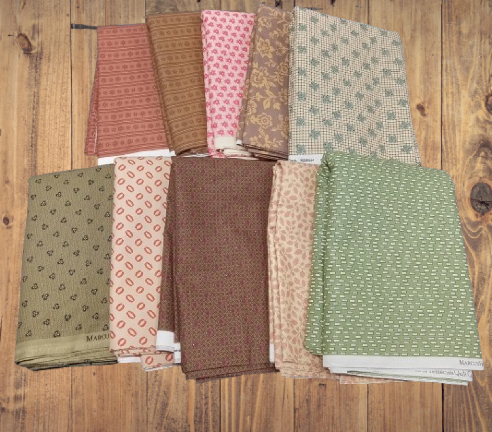 6 Fat Quarters - Marcus Fabrics Fat Quarter Bundle - Walmart.com