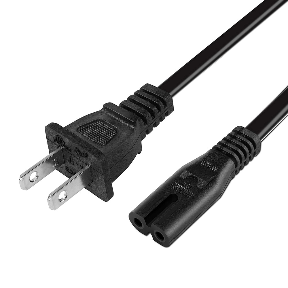 6 Feet Figure 8-Style Connector OEM AC Power Cord Cable with a US-Style ...