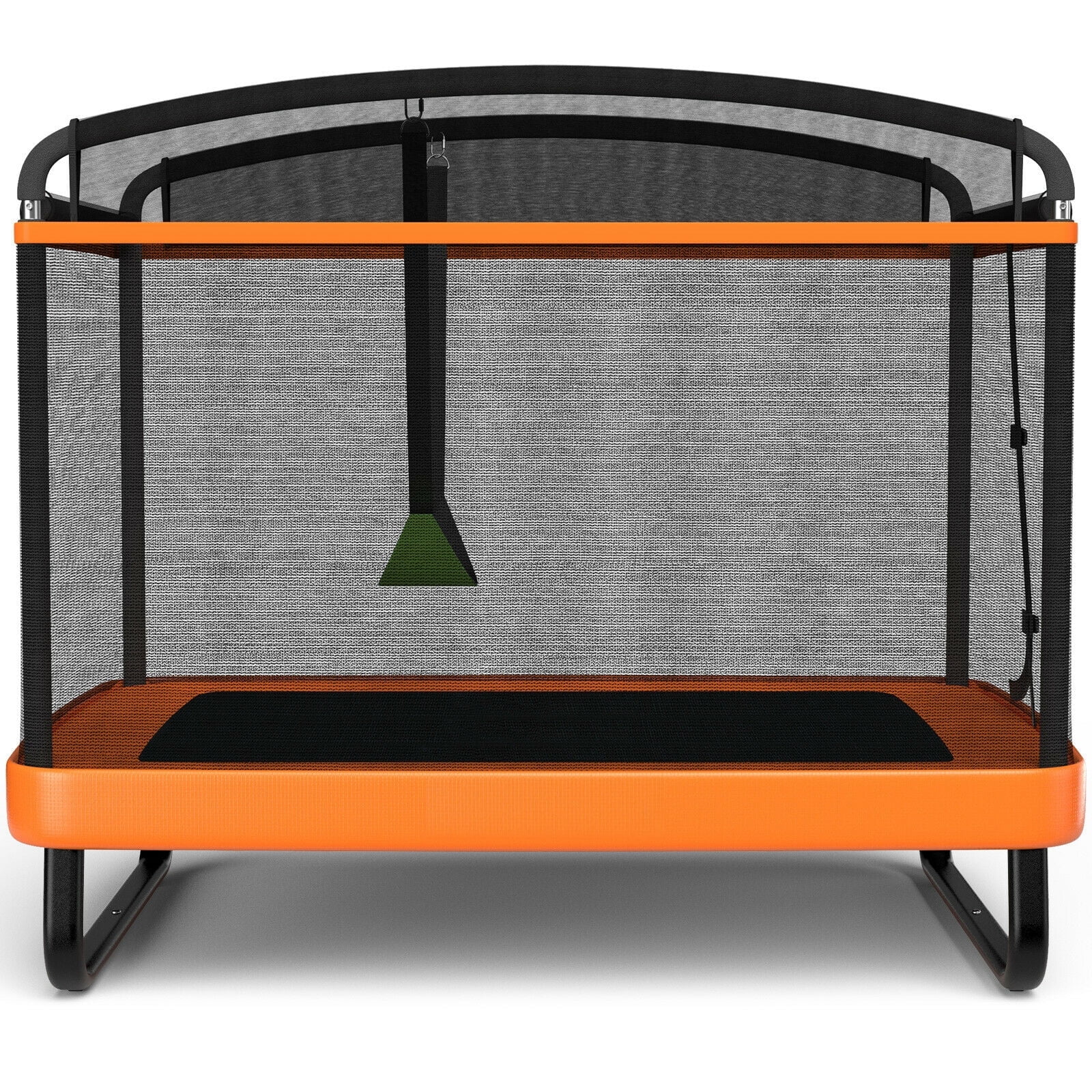 6 Feet Kids Entertaining Trampoline with Swing Safety Fence - Walmart.com