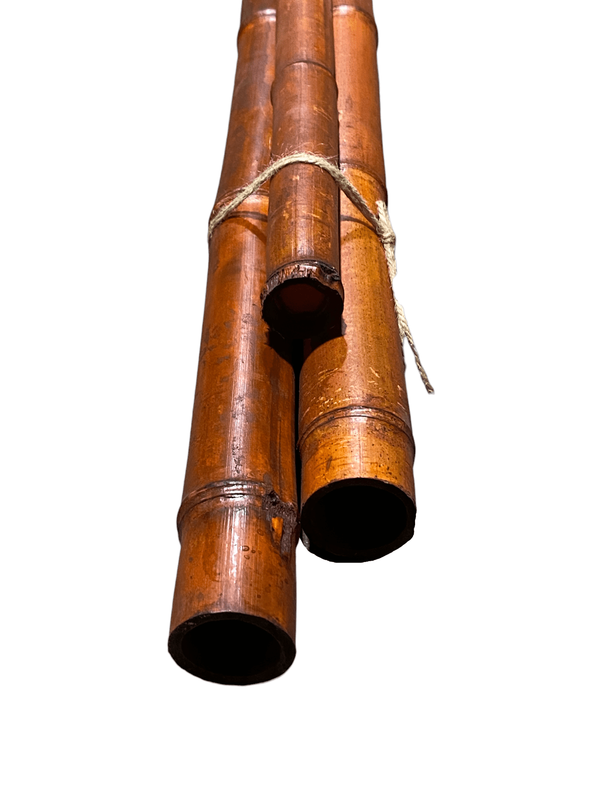 6 Feet Long Natural Thick Red Bamboo Poles 1.5 in WIDE - Pack of 3 ...