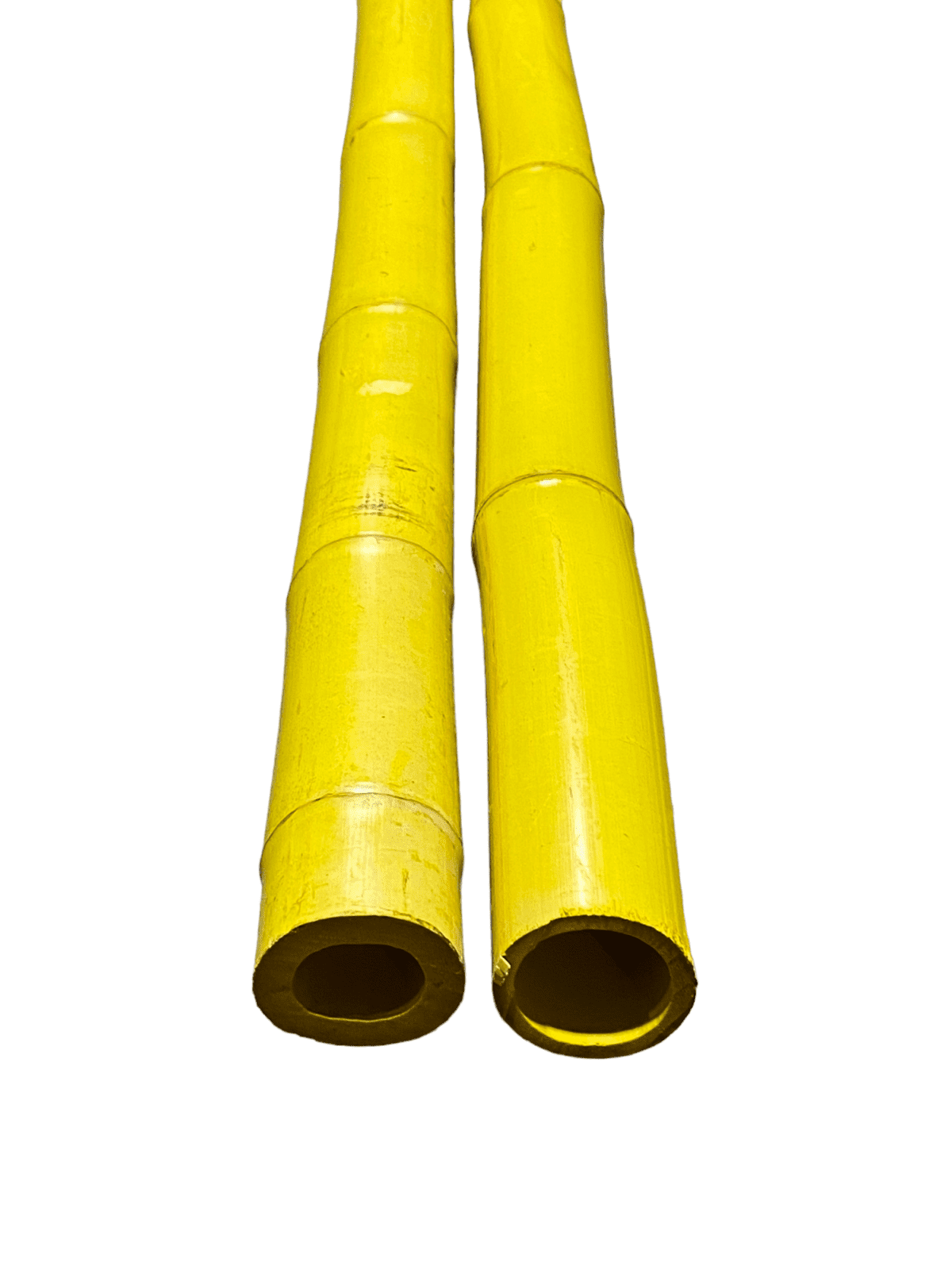 6 Feet Long Natural VERY Thick Yellow Bamboo Poles (1.5in - 2in Wide ...