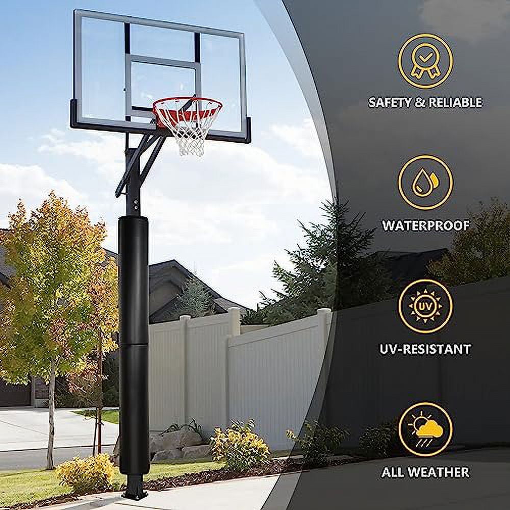 6 Feet Tall Round and Square Pole Pad, Wrap Around Pole & Post Padding ...