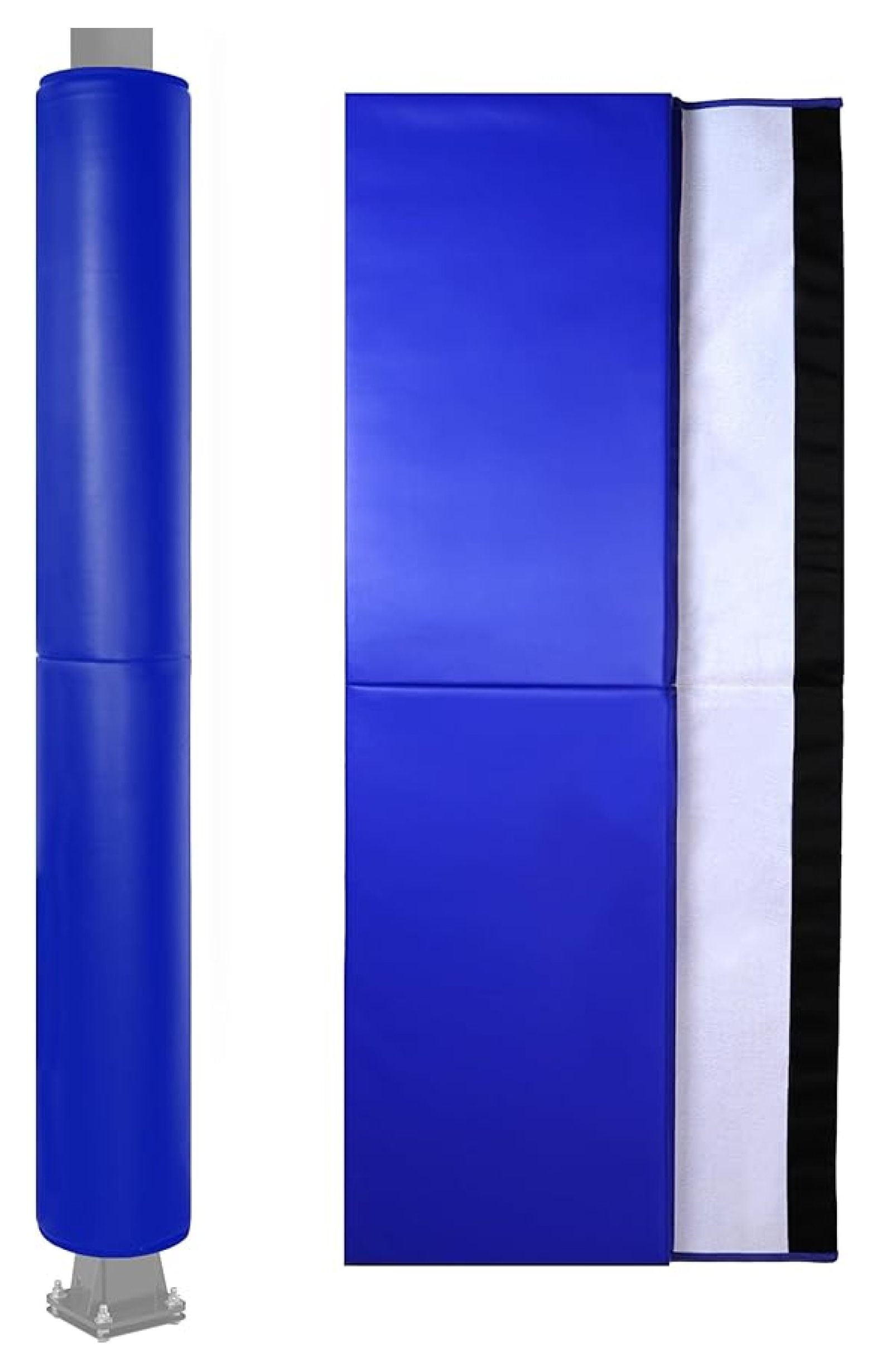6 Feet Tall Round and Square Pole Pad, Wrap Around Pole & Post Padding ...