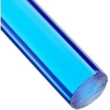 6 Pack 12" Lengths Translucent Blue Acrylic Round Rod 3/4" (0.75 ...