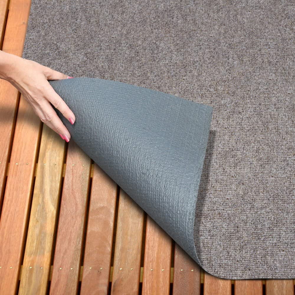 6 Feet x 10 Feet Indoor Outdoor Carpet with Rubber Marine Backing ...