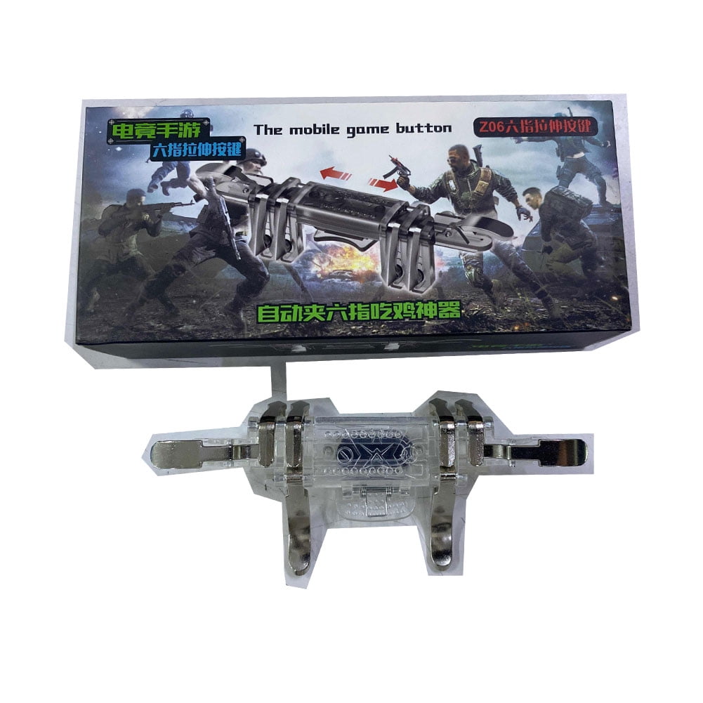 6 Finger Controller Trigger Game Fire Button Handle Gamepad - Walmart.com