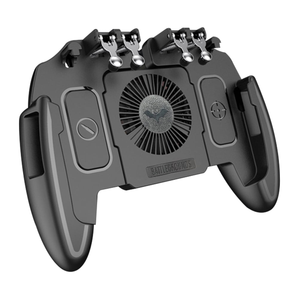6 Fingers Mobile Gaming Cooling Gamepad for PUBG Controller Joystick ...