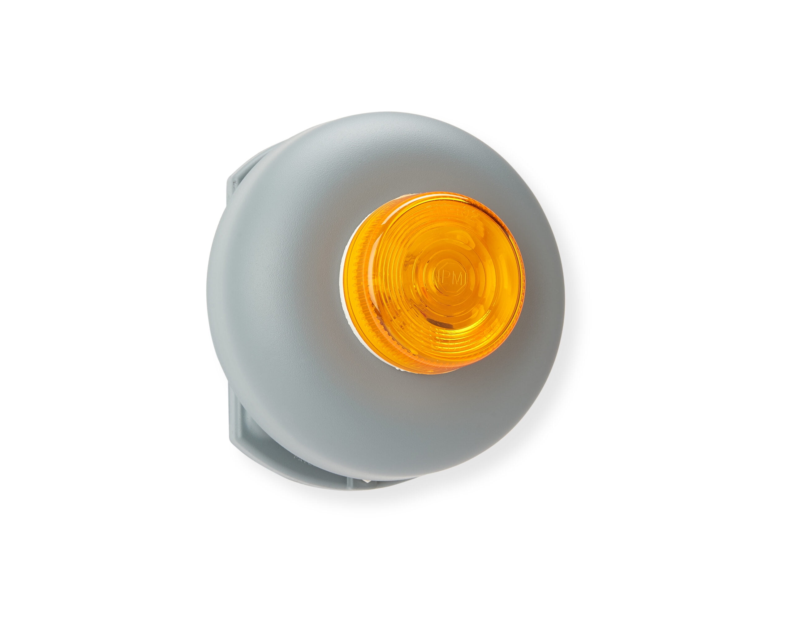 6" Flashering Bell - Single Stroke 12VDC Pigtail Indoor Bell with Amber ...