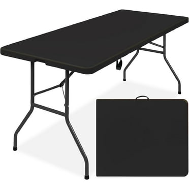 Costway 6' Folding Table Portable Plastic Indoor Outdoor Picnic Party ...