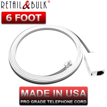 THE CIMPLE CO - High Quality 100 FT Extension Cable - 2 Conductor Phone ...