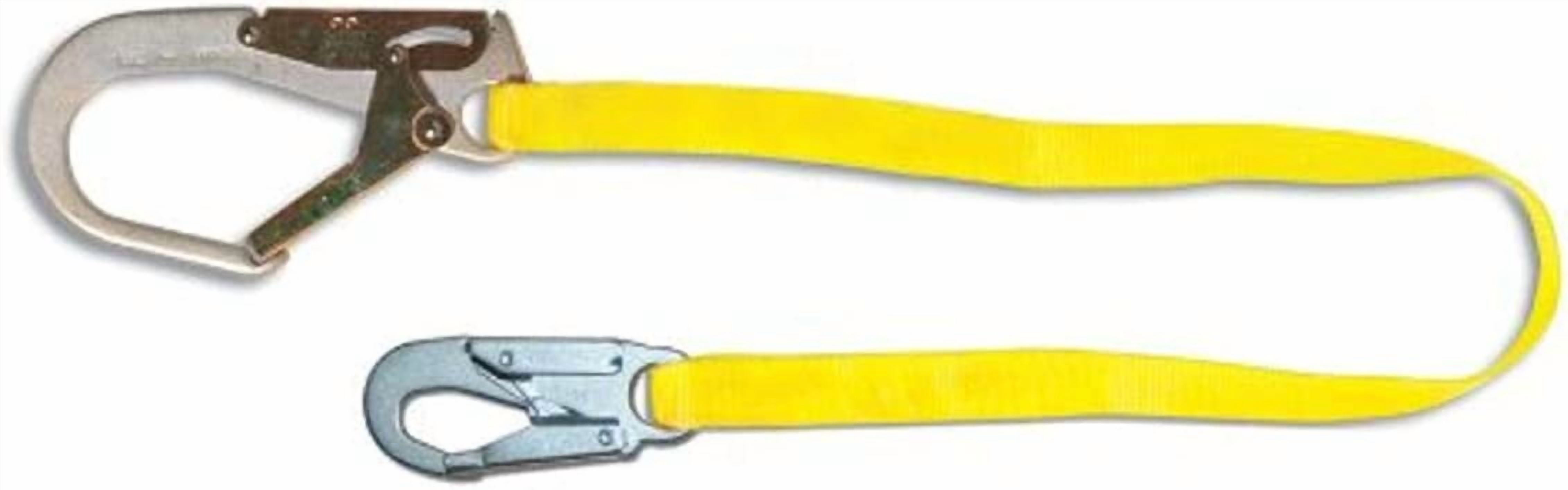 1 Piece 6-Foot Single Leg Non-Shock Absorbing Lanyard with Rebar Hook ...