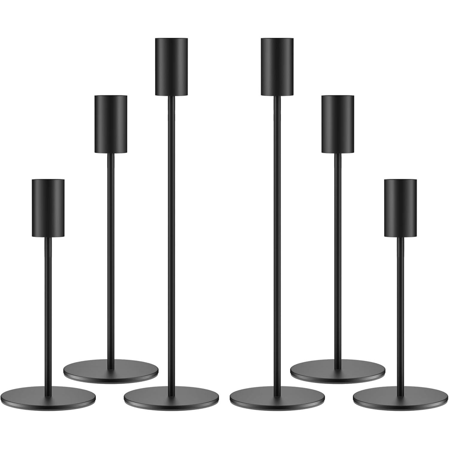 6 French Gold Cone Candlestick Candlesticks, Decorative Candlesticks ...