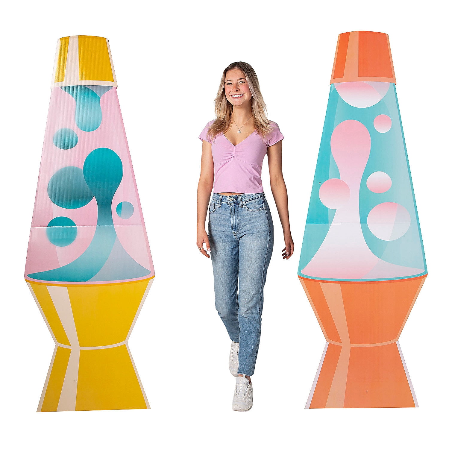 6 Ft. Groovy Lava Lamps Cardboard Cutout Stand-Up Set - 2 Pieces ...