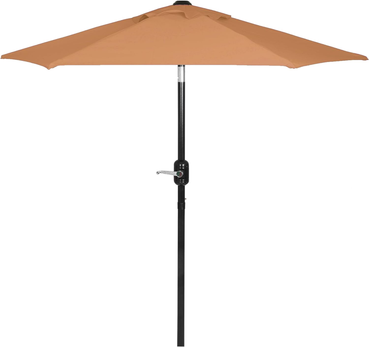 6 Ft Outdoor Patio Umbrella, Easy Open/Close Crank and Push Button Tilt ...
