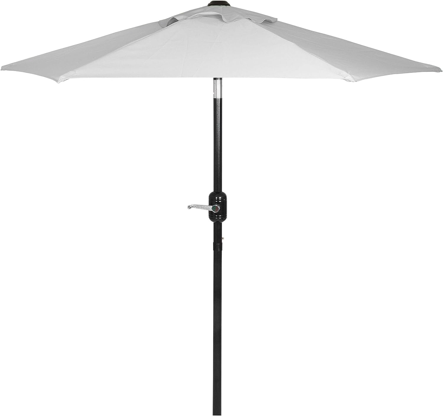 6 Ft Outdoor Patio Umbrella, Easy Open/Close Crank and Push Button Tilt ...