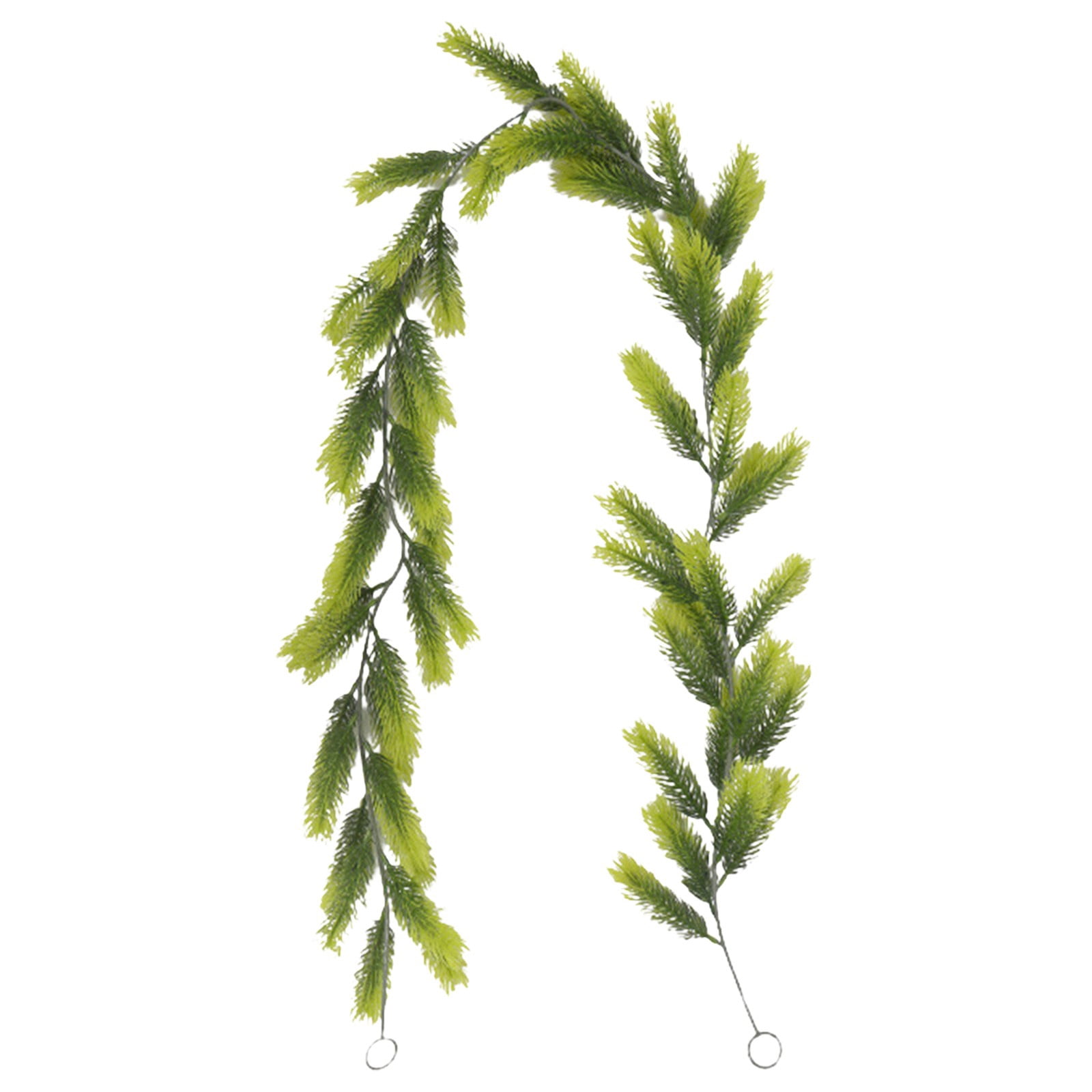 6 Ft Realistic Christmas Garland,Natural Droopy,Bendable Garland ...