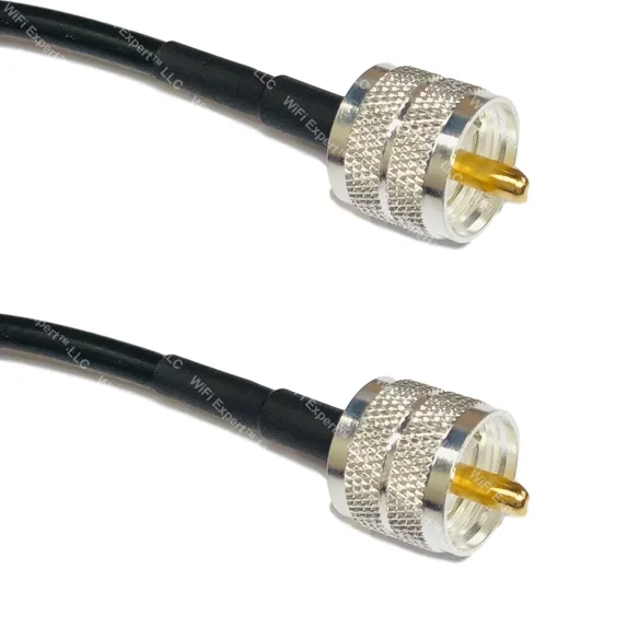 6 Ft Rg-58 Jumper Uhf Ham Cb Vhf Uhf Rf Radio Pl-259 Coax Cable Ships ...