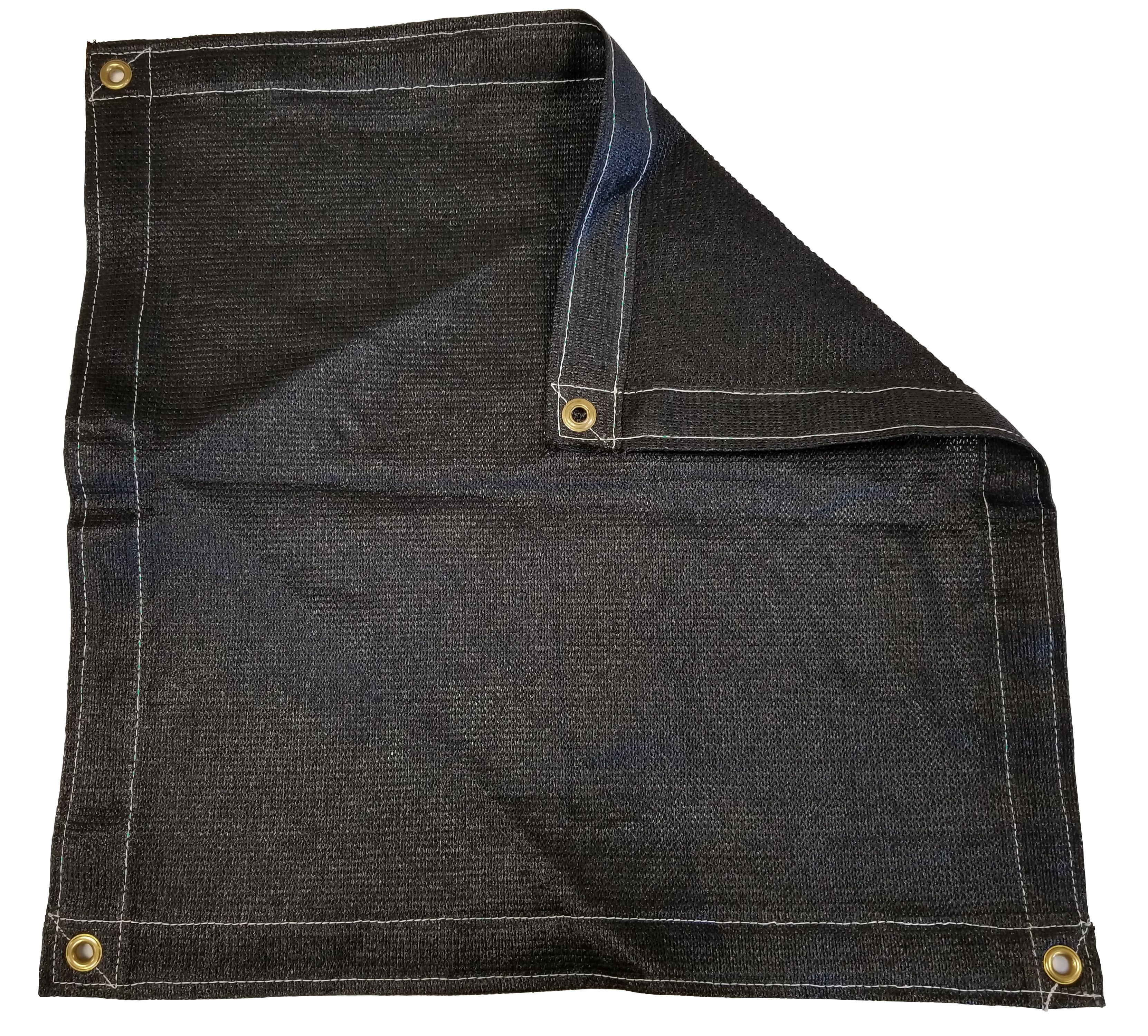 6 Ft. x 15 Ft. Black Windscreen Privacy Shade Mesh Tarp - Walmart ...