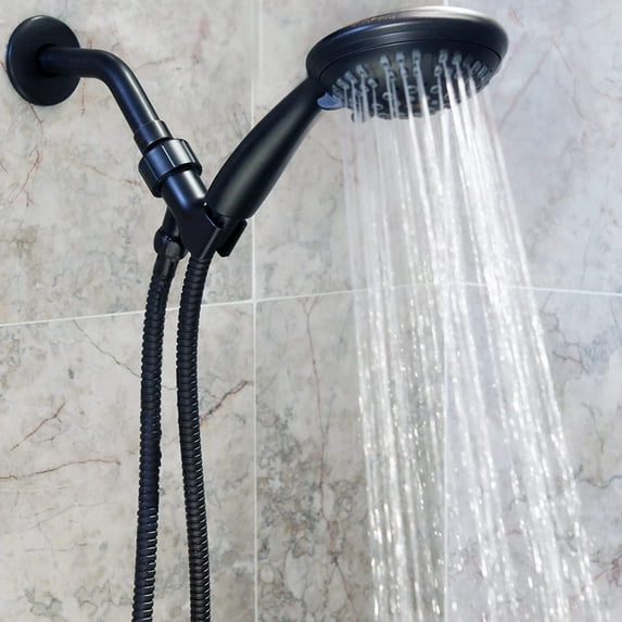 6 Function Handheld Shower Head Bundle - Adjustable High Pressure ...