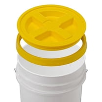 6 Gallon API White Bucket with Gamma Seal Lid (Blue) - Walmart.com