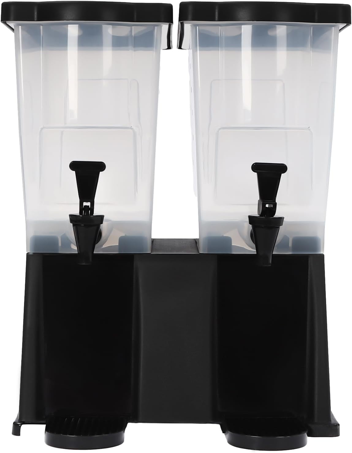6 Gallon Beverage Dispenser, 22L Double Tank Juice Dispenser w/ 2 ...