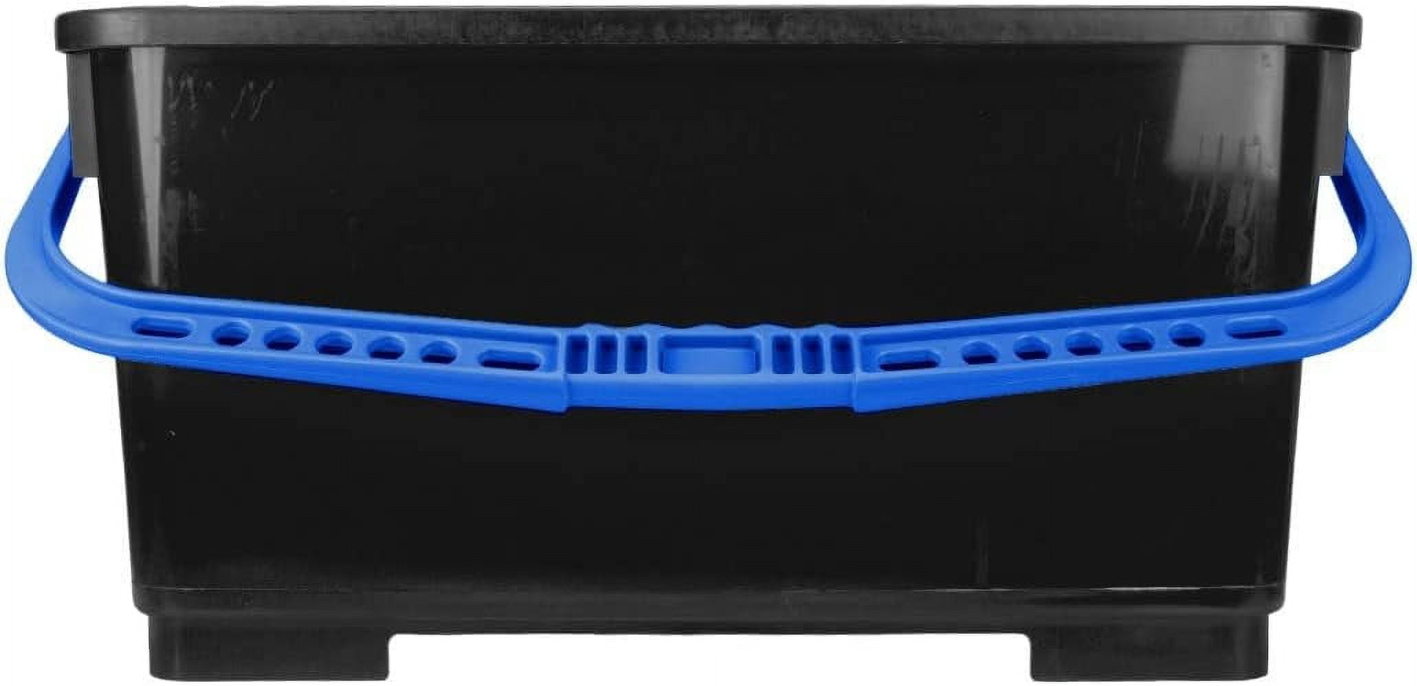 6 Gallon Durable Lightweight Mop Bucket with Squeegee Carrying Clips ...