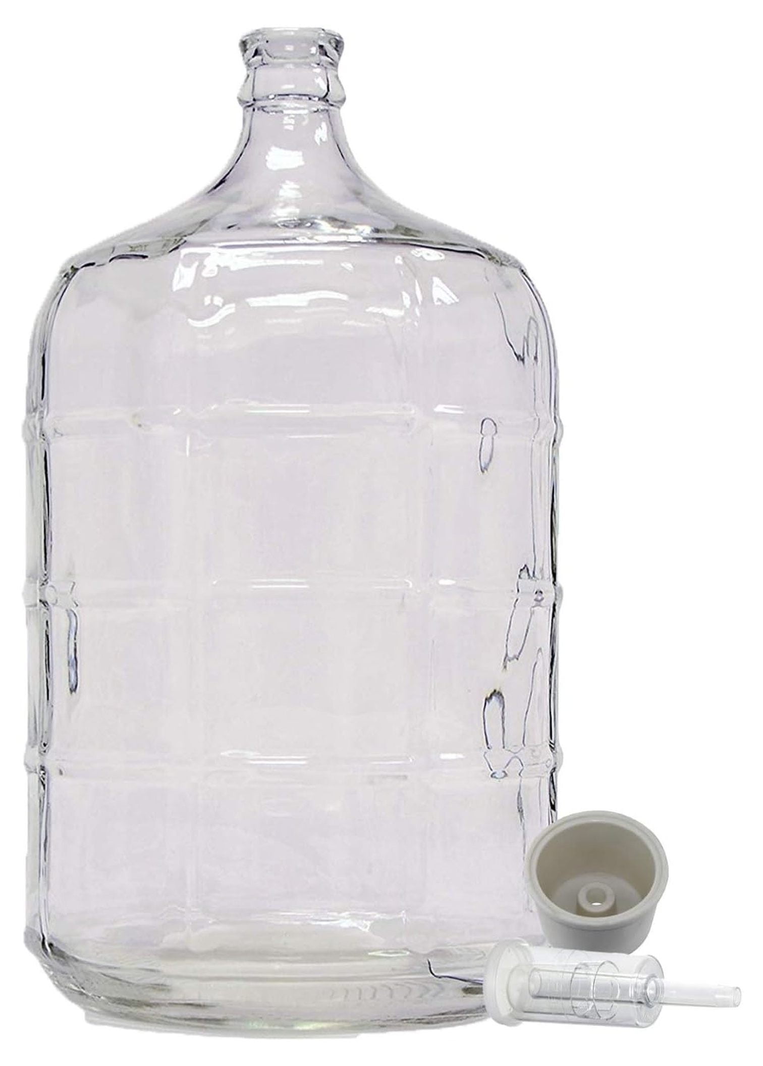 6 Gallon Glass Carboy with Drilled Bung and Three-Piece Airlock - Walmart.com