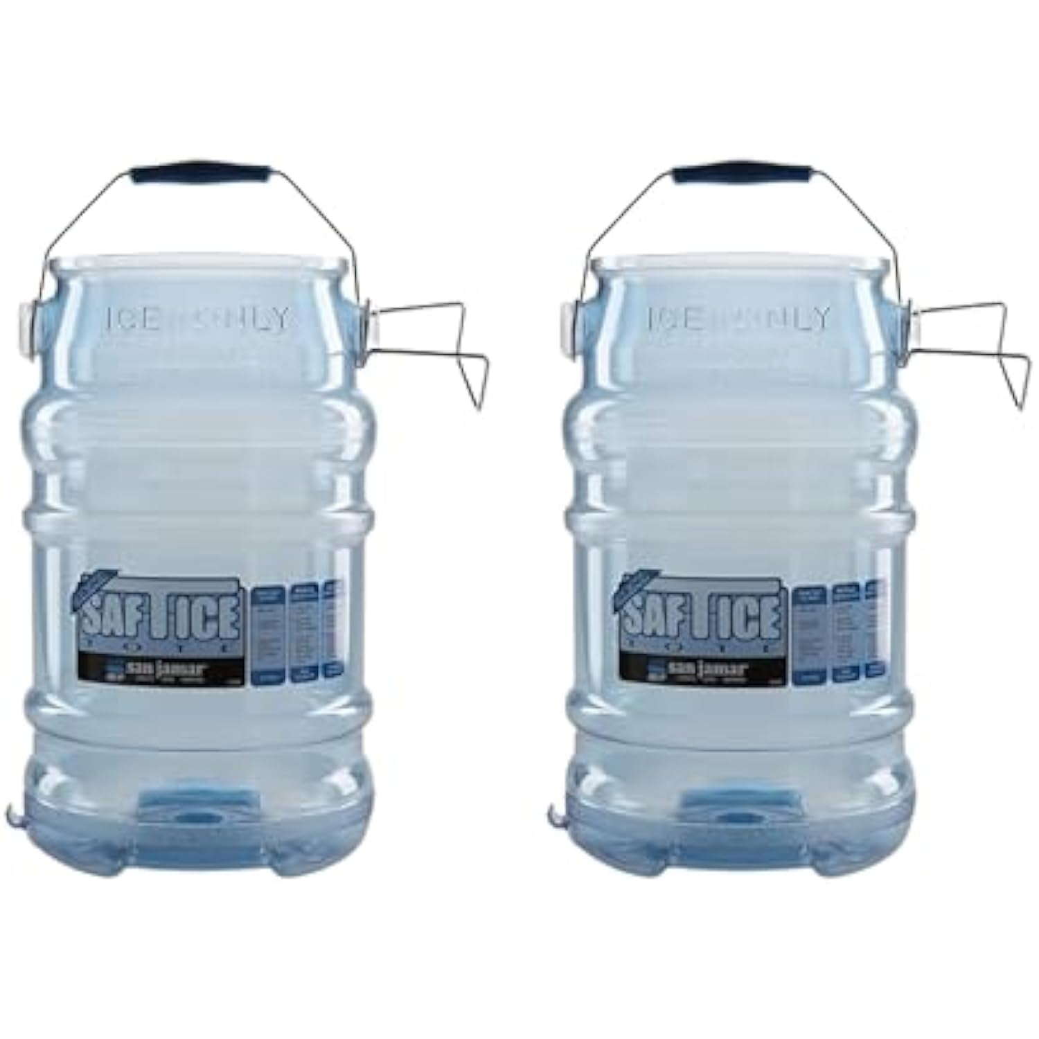 6-Gallon Ice Tote with Ice Machine Hanger, Leakproof & Durable ...