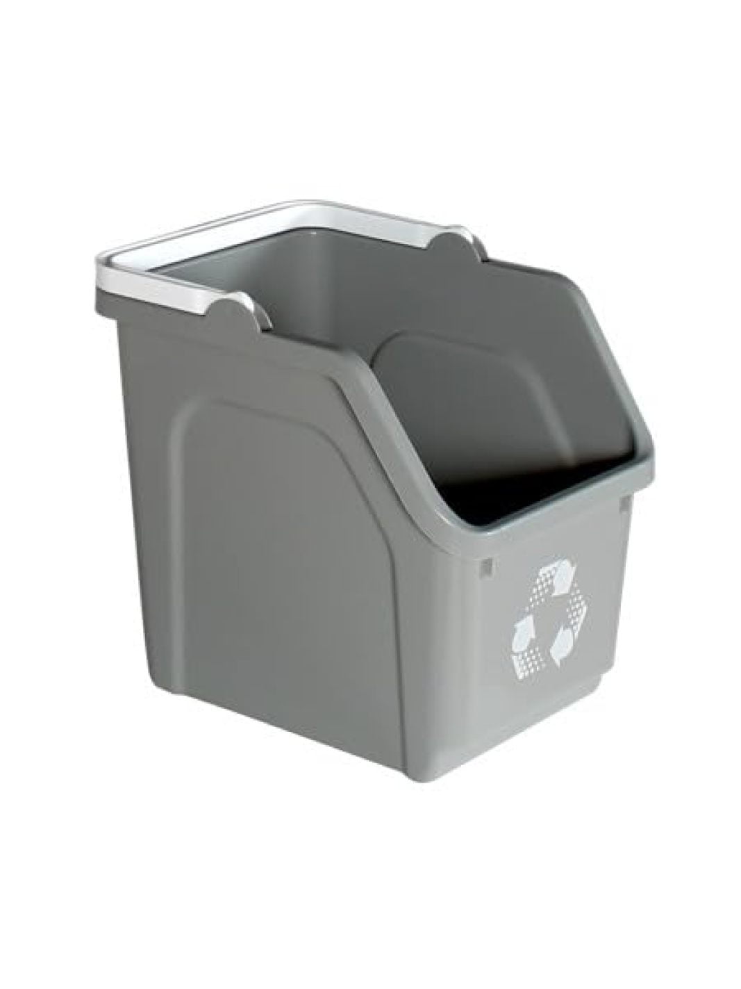 6 Gallon Stackable Recycling Bins for Homes, Garages, Offices Made of ...
