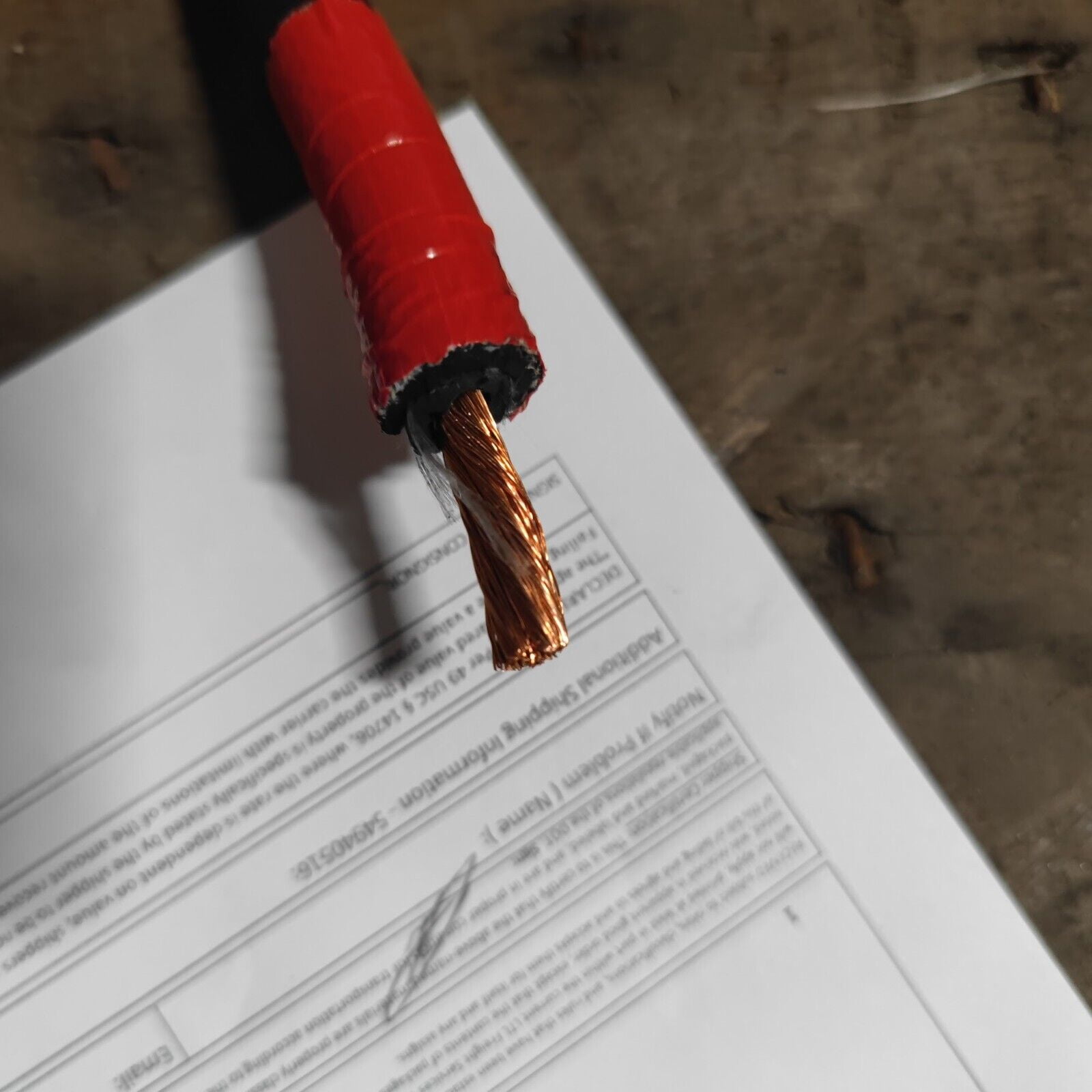 6 Gauge AWG Solar Welding Lead & Car Battery Cable Copper Wire THHN ...