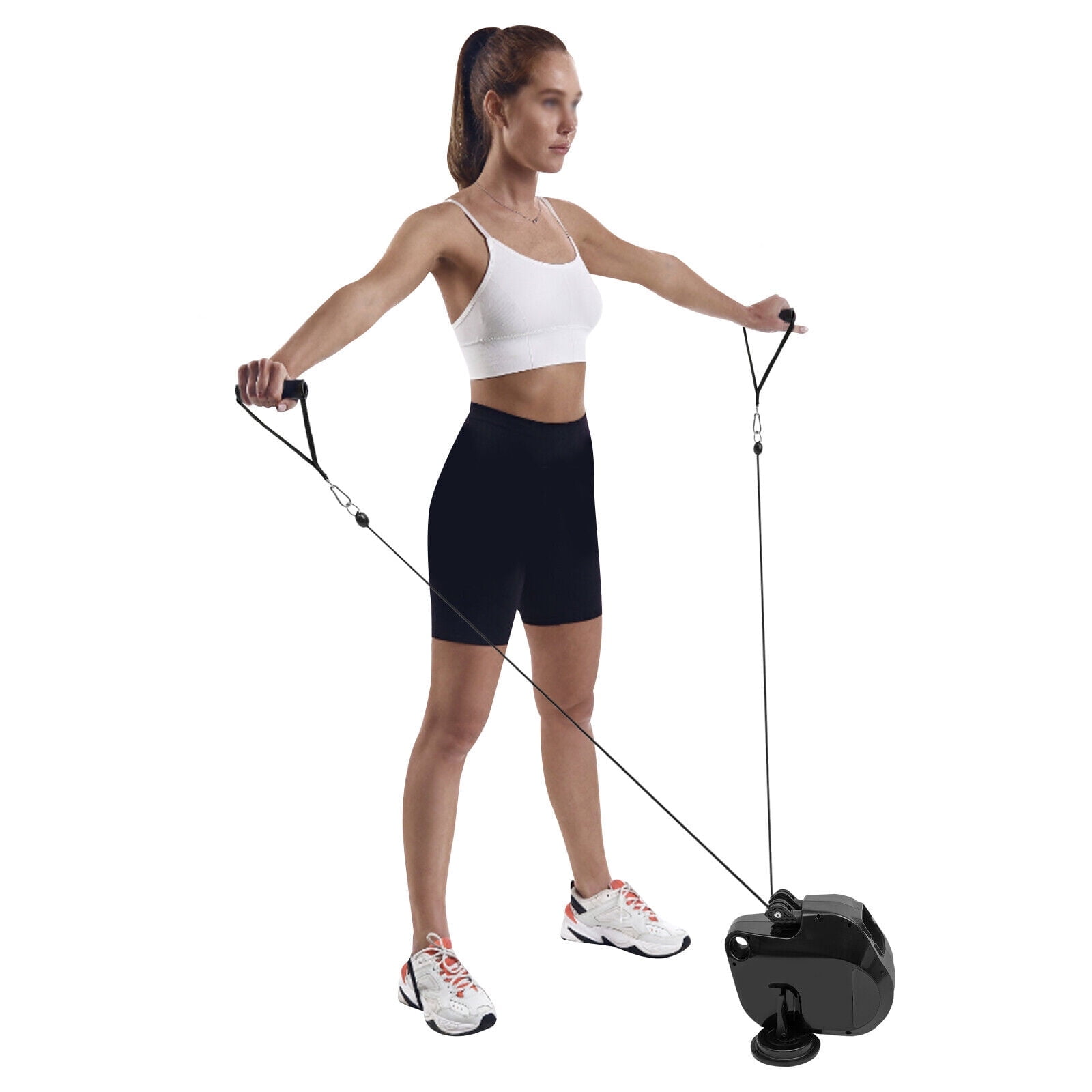 6-Gear Rope Trainer Machine - 35kg Resistance for Full-Body Workout ...