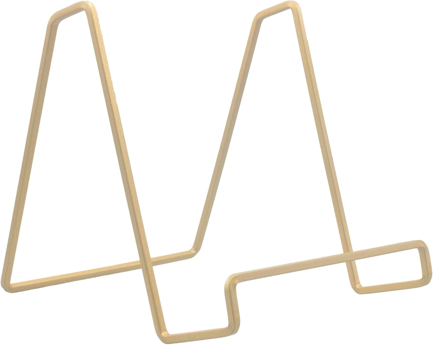 6" Gold Painted Square Wire Easel Display Stand for Plates, Artwork ...