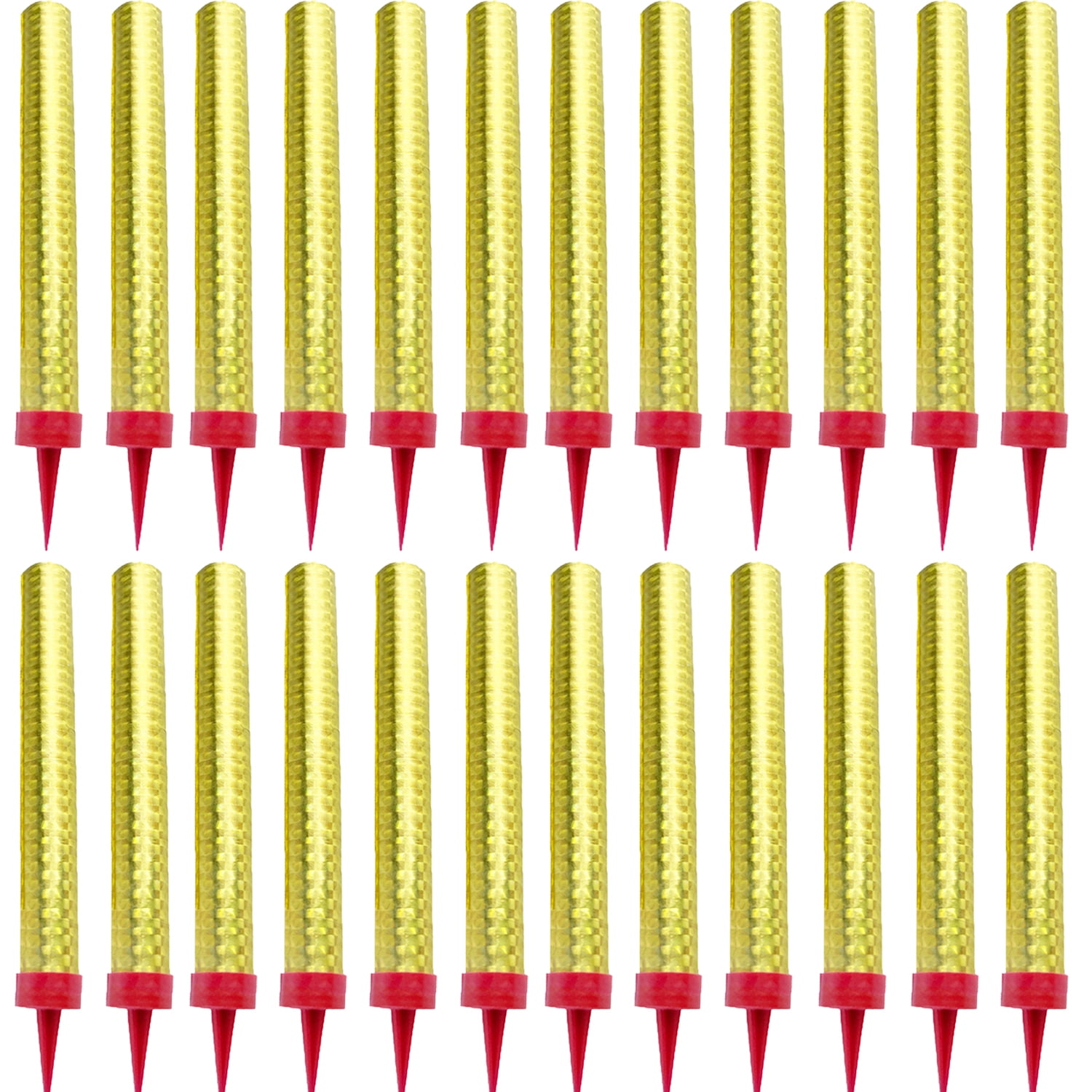 60 Gold Sparkler Birthday Candles, Sparkling Party Candles, Birthday ...