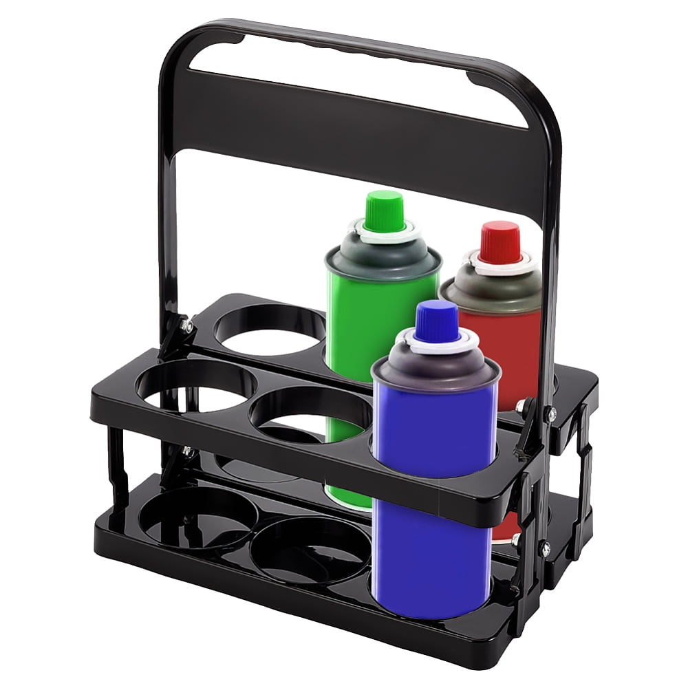 6 Grids Plastic Fold Wine Bottle Rack Countertop Wine Bottle Holder for ...