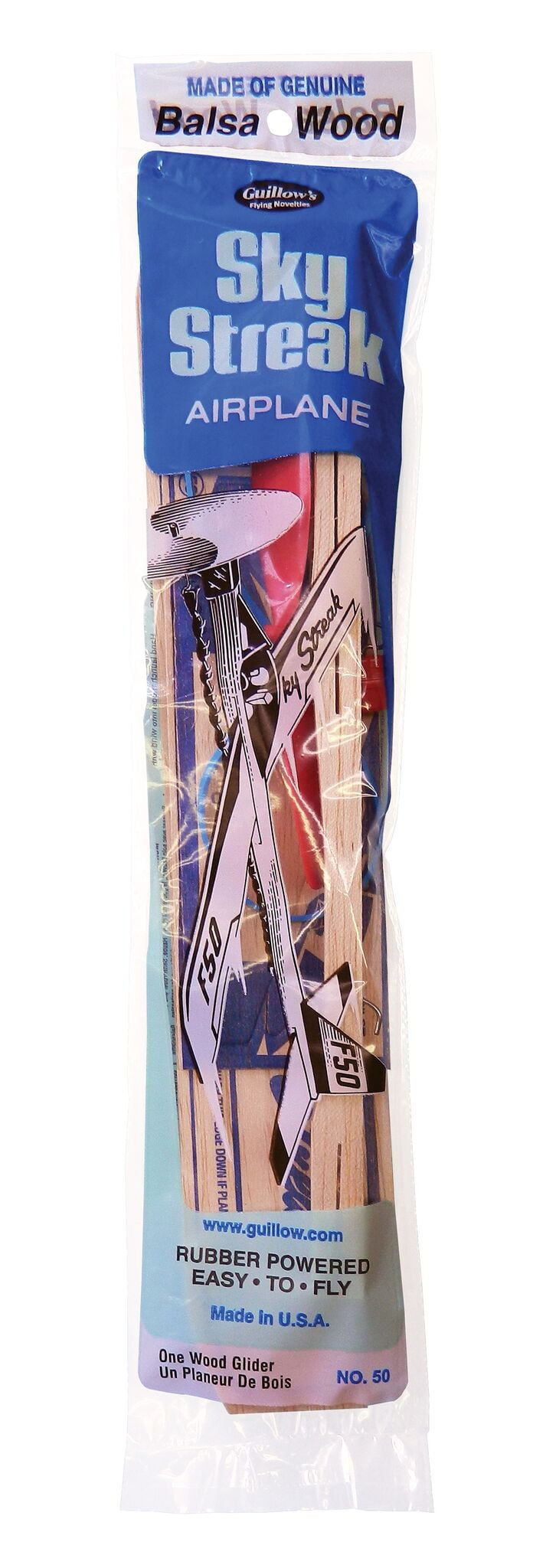 6 Guillow's Sky Streak Rubber Band Powered Balsa Toy Airplanes ...