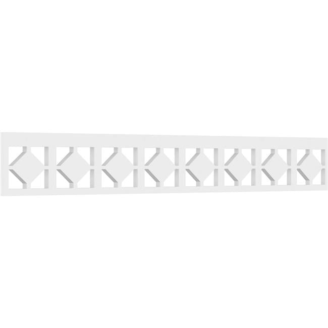 6"H x 5/8"P x 48"L Glenburn Architectural Grade PVC Running Trim ...