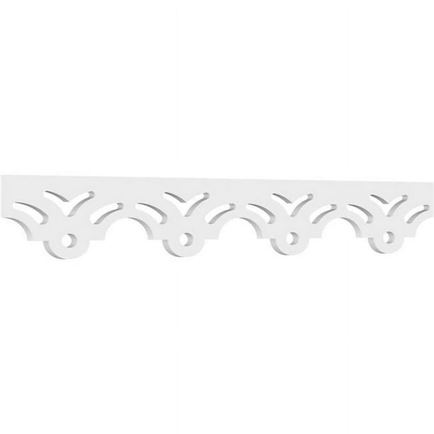 6"H x 5/8"P x 48"L Robertson Architectural Grade PVC Running Trim ...