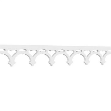 6"H x 5/8"P x 48"L Markham Architectural Grade PVC Running Trim ...
