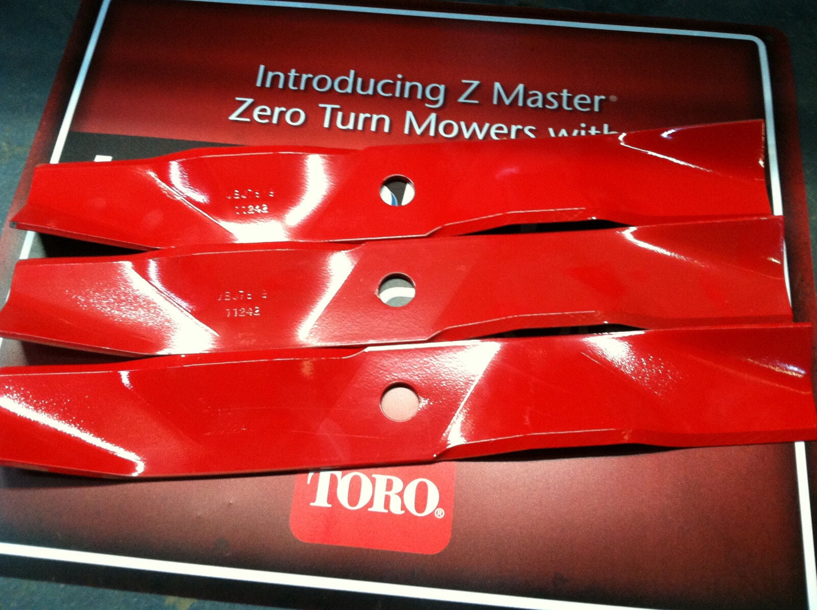 6 HIGH LIFT BLADES 11242 EXMARK LAZER Z 20.5 MULCHING BLADE - Walmart.com