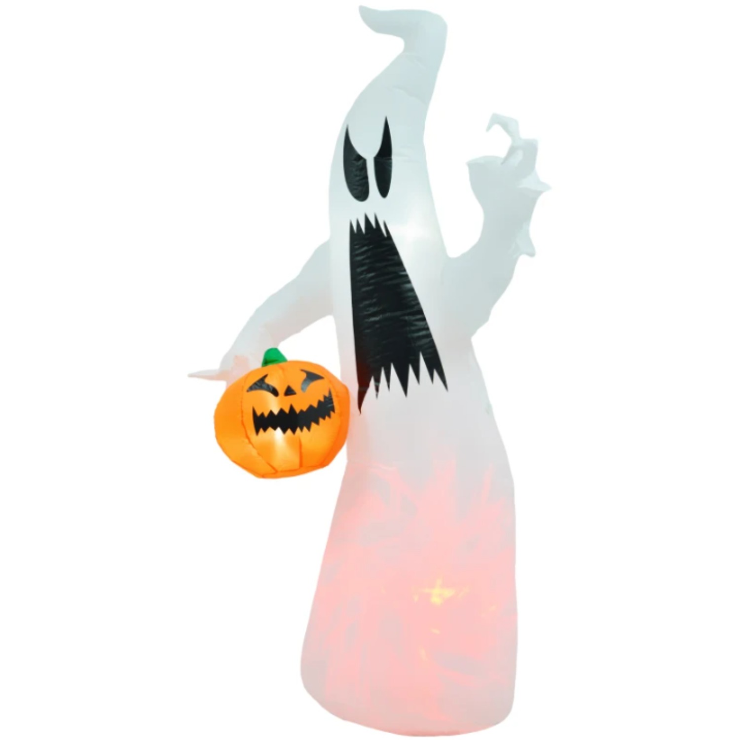 6' Halloween Inflatables White Ghost Decor - Outdoor/Indoor Yard ...