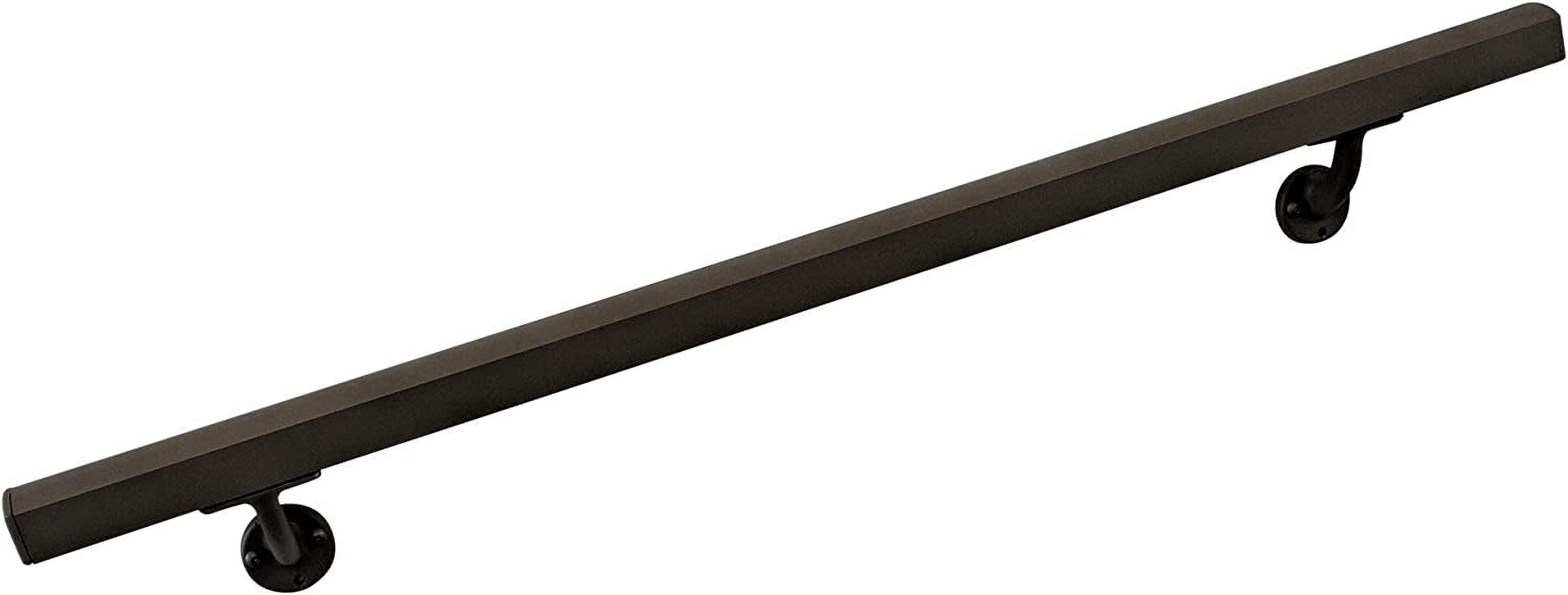 6' Handrail Section with mounts - Bronze Sand Texture - Walmart.com