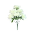 6 Head Artificial Chrysanthemum Sacrificial Flower For Cemetery Tomb ...