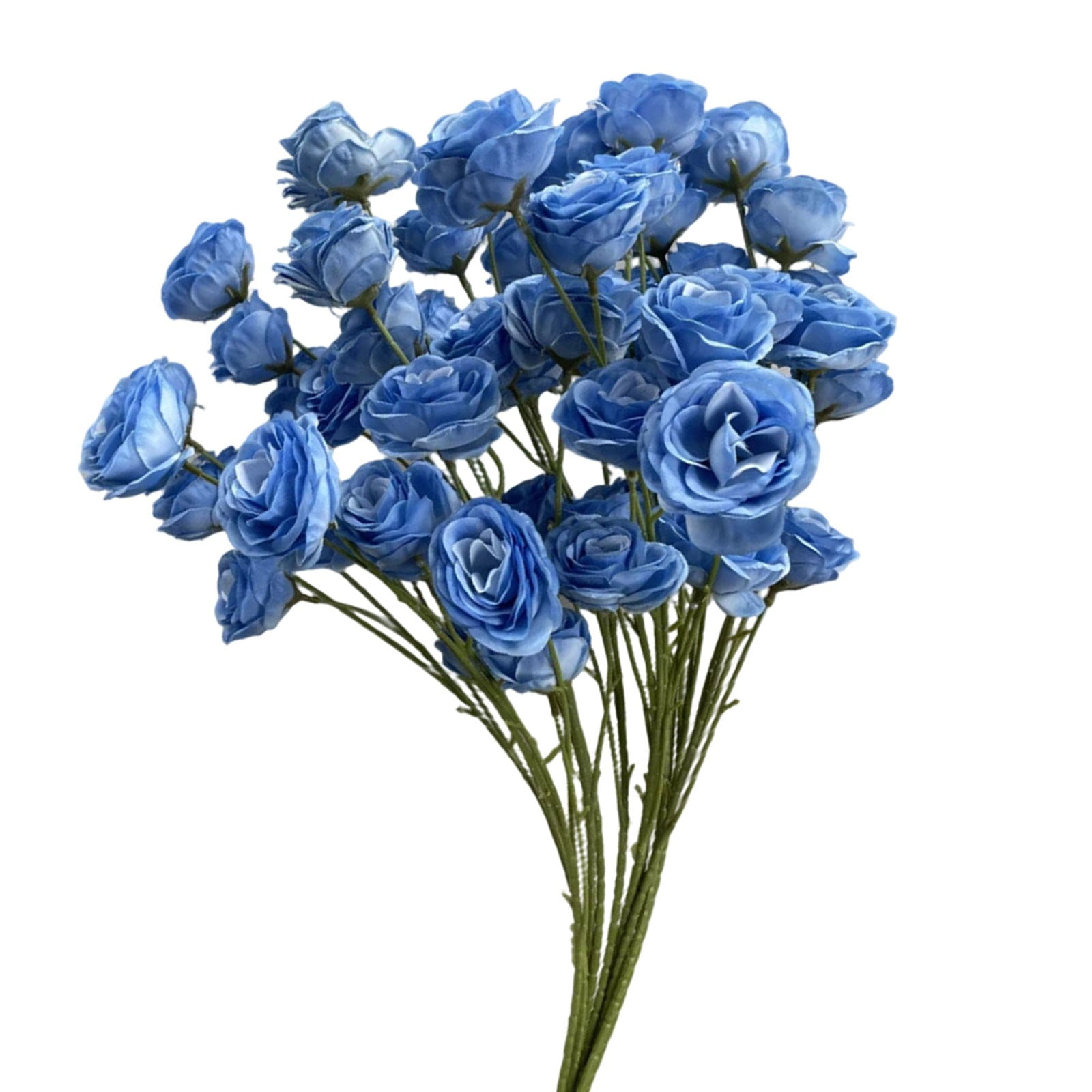 6 Head Artificial Rose Wedding Decorations Faux Rose Bouquet Living ...