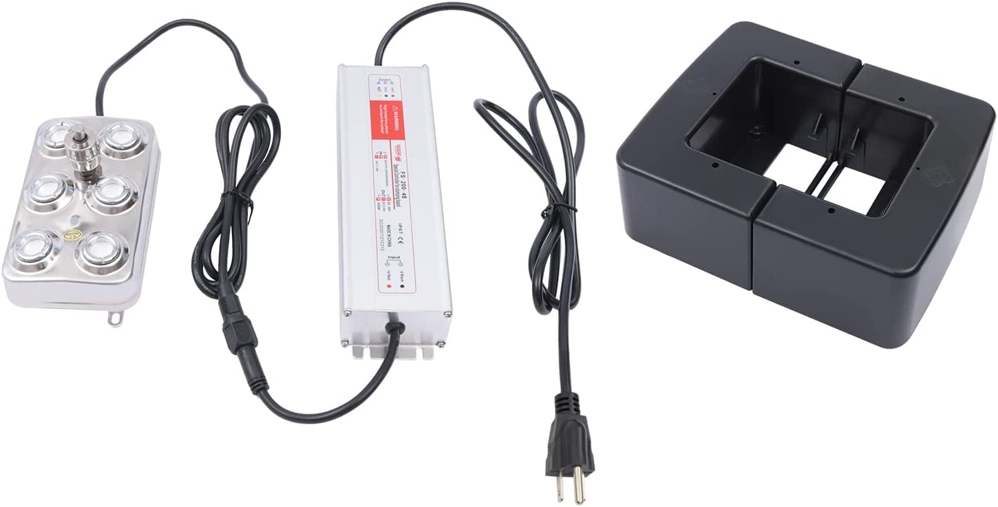 6 Head Ultrasonic Mist Maker Fogger,Mist Humidifier Water Fountain Pond ...