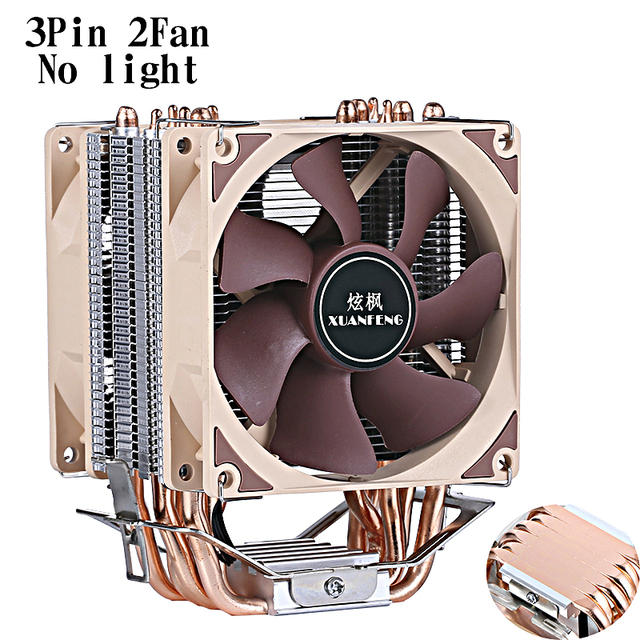 6 Heat Pipe PC Cooling Fan CPU Processor Suitable For Installing ...