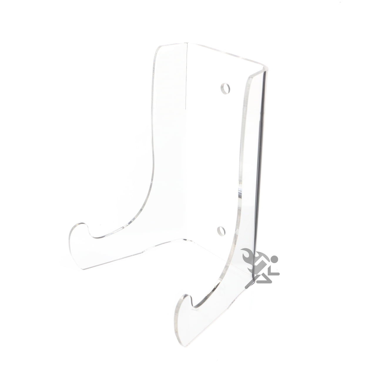6" Heavy Duty Clear Acrylic Plate Display Stand Easel - Walmart.com